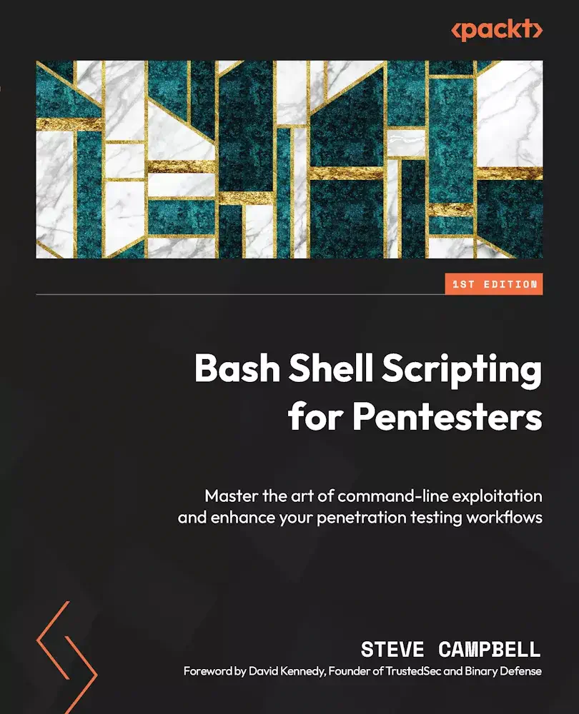 کتاب Bash Shell Scripting For Pentesters چاپ سال 2025
